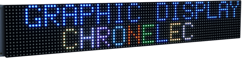 Afficheur LED alphanumérique – Chronelec